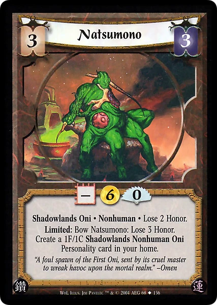 Natsumono/card | L5r: Legend of the Five Rings Wiki | Fandom