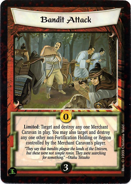 Bandit Attack/card | L5r: Legend of the Five Rings Wiki | Fandom