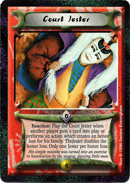 Court Jester/card | L5r: Legend of the Five Rings Wiki | Fandom