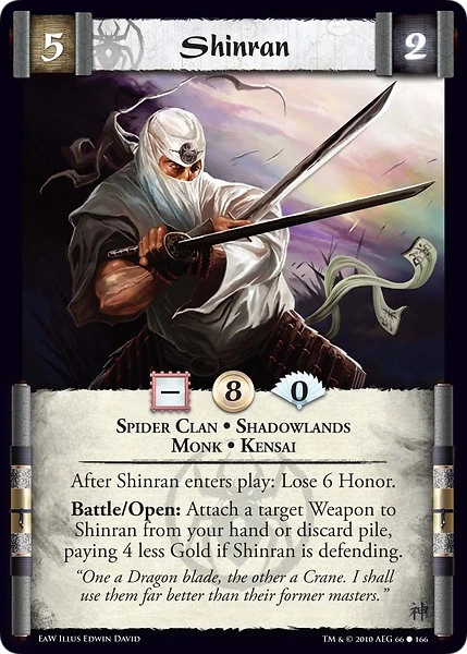 Shinran/card | L5r: Legend of the Five Rings Wiki | Fandom