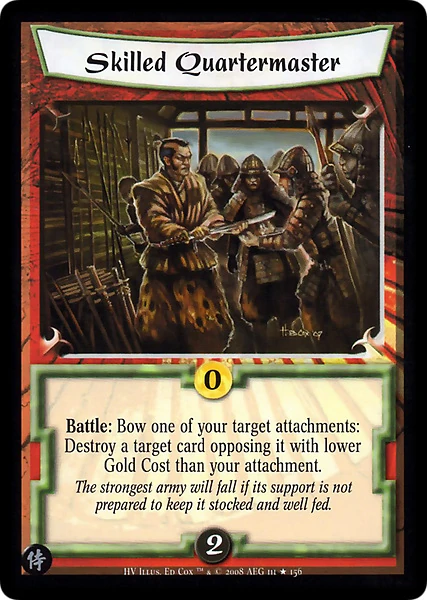 Skilled Quartermaster/card | L5r: Legend of the Five Rings Wiki | Fandom