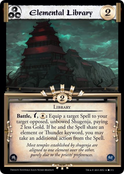 Elemental Library/card | L5r: Legend of the Five Rings Wiki | Fandom