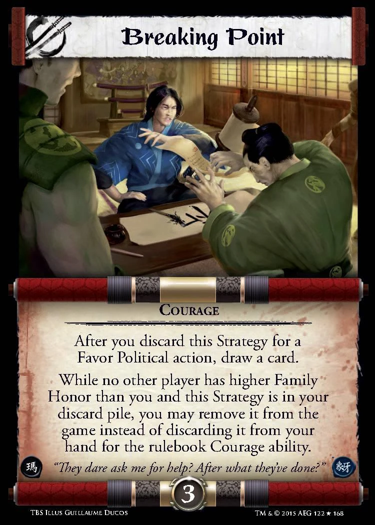 Breaking Point/card | L5r: Legend of the Five Rings Wiki | Fandom