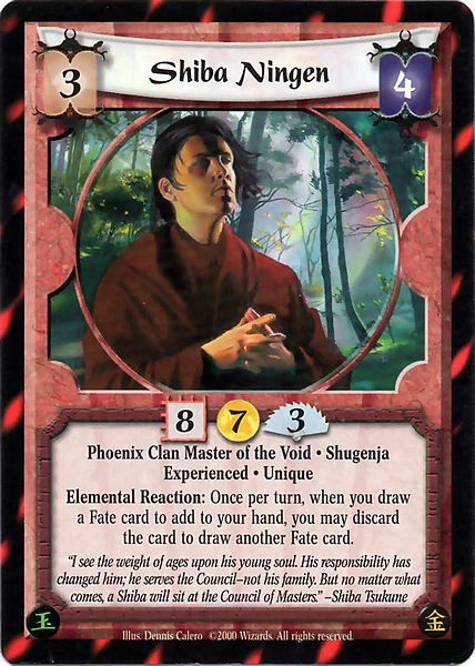 Shiba Ningen Exp/card | L5r: Legend of the Five Rings Wiki | Fandom