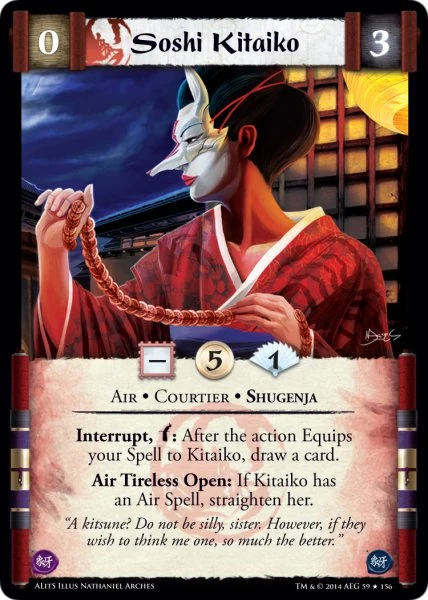 Soshi Kitaiko/card | L5r: Legend of the Five Rings Wiki | Fandom