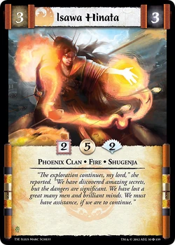 Isawa Hinata/card | L5r: Legend of the Five Rings Wiki | Fandom