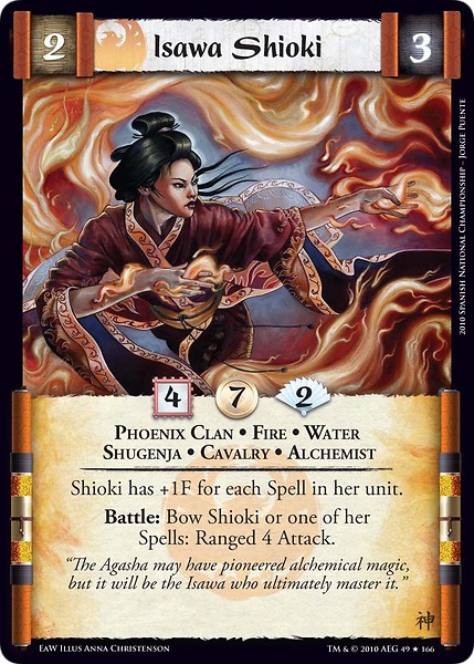 Isawa Shiokicard L5r Legend Of The Five Rings Wiki Fandom