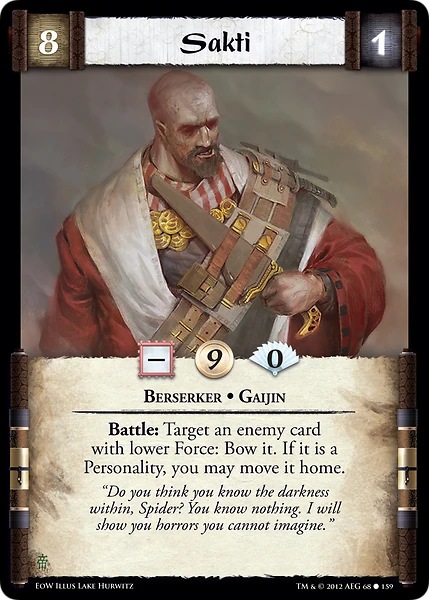 Sakti/card | L5r: Legend of the Five Rings Wiki | Fandom