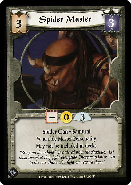 Spider Master/card | L5r: Legend of the Five Rings Wiki | Fandom
