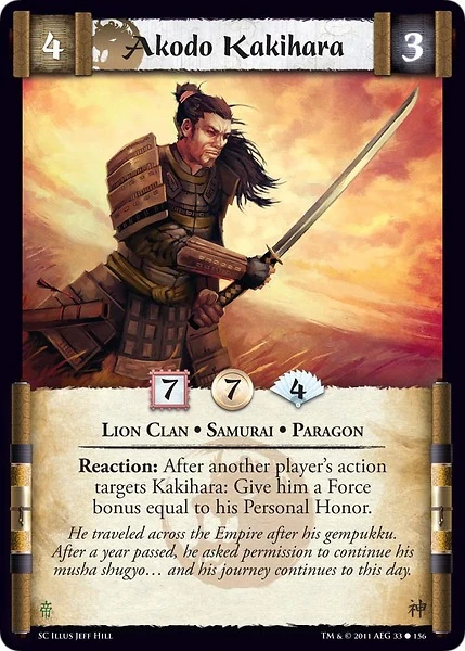 Akodo Kakihara/card | L5r: Legend of the Five Rings Wiki | Fandom