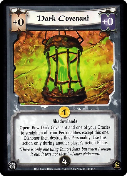 Dark Covenant/card | L5r: Legend of the Five Rings Wiki | Fandom