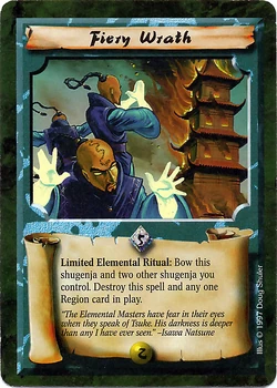 Fiery Wrath/card | L5r: Legend of the Five Rings Wiki | Fandom