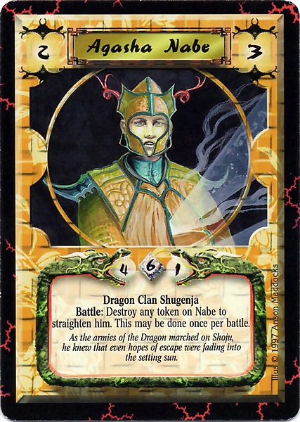 Agasha Nabe/card | L5r: Legend of the Five Rings Wiki | Fandom