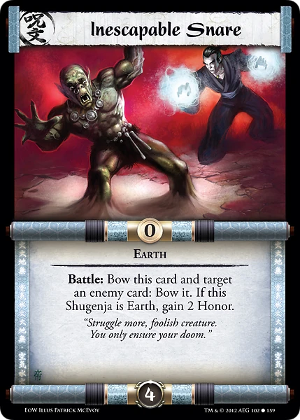 Inescapable Snare/card | L5r: Legend of the Five Rings Wiki | Fandom
