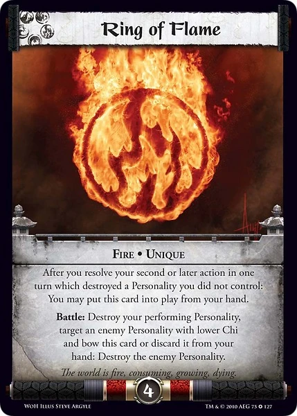 Ring of Flame/card | L5r: Legend of the Five Rings Wiki | Fandom