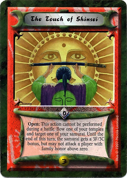 The Touch of Shinsei/card | L5r: Legend of the Five Rings Wiki | Fandom