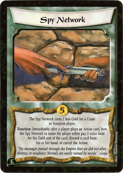 Spy Network/card | L5r: Legend of the Five Rings Wiki | Fandom