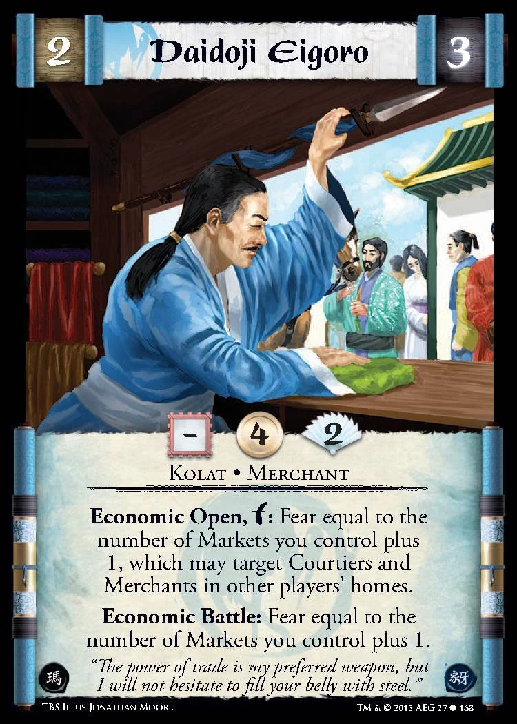 Daidoji Eigoro/card | L5r: Legend of the Five Rings Wiki | Fandom