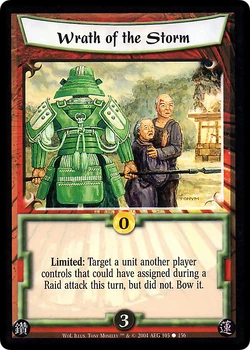 Wrath of the Storm/card | L5r: Legend of the Five Rings Wiki | Fandom