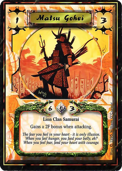 Matsu Gohei/card | L5r: Legend of the Five Rings Wiki | Fandom