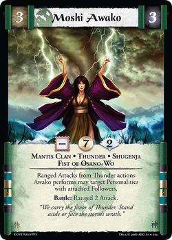 Moshi Awako/card | L5r: Legend of the Five Rings Wiki | Fandom
