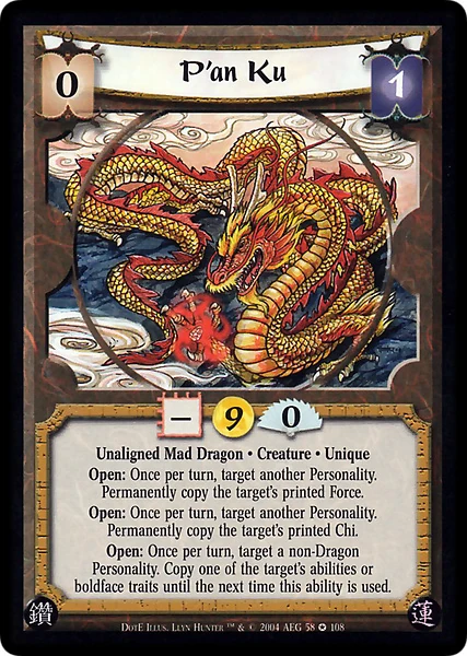 P'an Ku/card | L5r: Legend of the Five Rings Wiki | Fandom