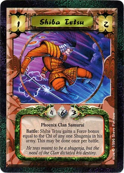 Shiba Tetsu/card | L5r: Legend of the Five Rings Wiki | Fandom