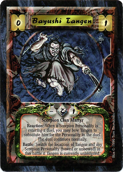 Bayushi Tangen (I)/card | L5r: Legend of the Five Rings Wiki | Fandom