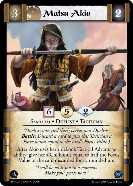 Matsu Akio/card | L5r: Legend of the Five Rings Wiki | Fandom