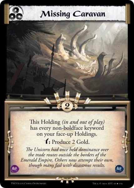 Missing Caravan/card | L5r: Legend of the Five Rings Wiki | Fandom