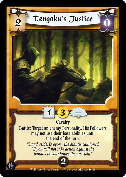 Tengoku's Justice/card | L5r: Legend of the Five Rings Wiki | Fandom