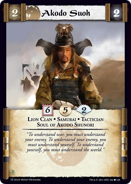 Akodo Suoh/card | L5r: Legend of the Five Rings Wiki | Fandom