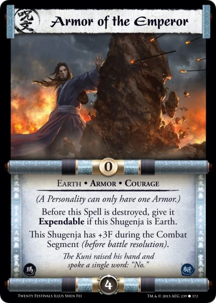 Armor of the Emperor/card | L5r: Legend of the Five Rings Wiki | Fandom