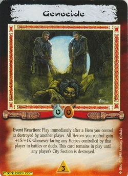 Genocide/card | L5r: Legend of the Five Rings Wiki | Fandom