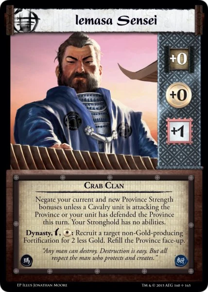 Iemasa Sensei/card | L5r: Legend of the Five Rings Wiki | Fandom