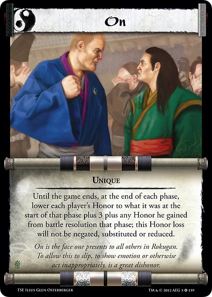 On/card | L5r: Legend of the Five Rings Wiki | Fandom