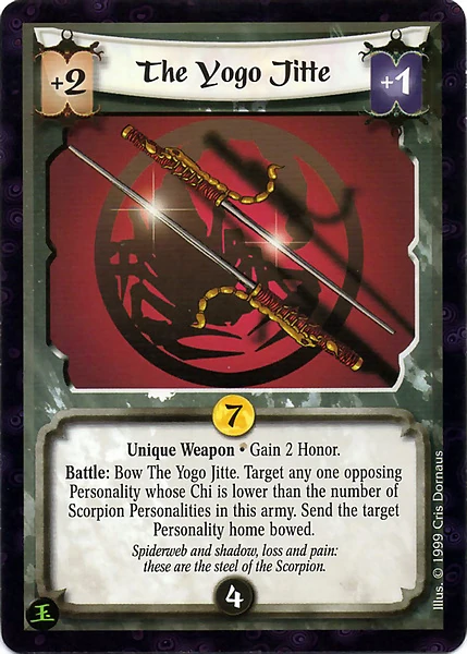 The Yogo Jitte/card | L5r: Legend of the Five Rings Wiki | Fandom