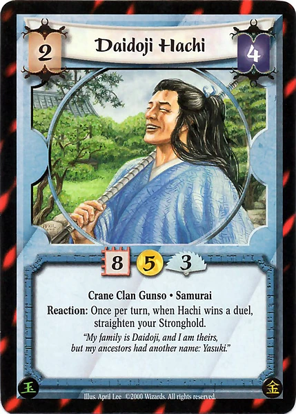 Daidoji Hachi/card | L5r: Legend of the Five Rings Wiki | Fandom
