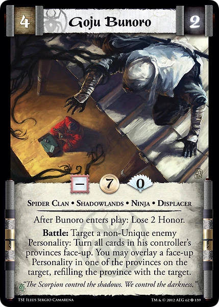 Goju Bunoro/card | L5r: Legend of the Five Rings Wiki | Fandom