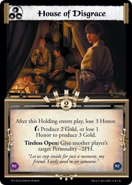 House of Disgrace/card | L5r: Legend of the Five Rings Wiki | Fandom