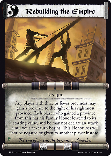 Rebuilding the Empire/card2 | L5r: Legend of the Five Rings Wiki | Fandom