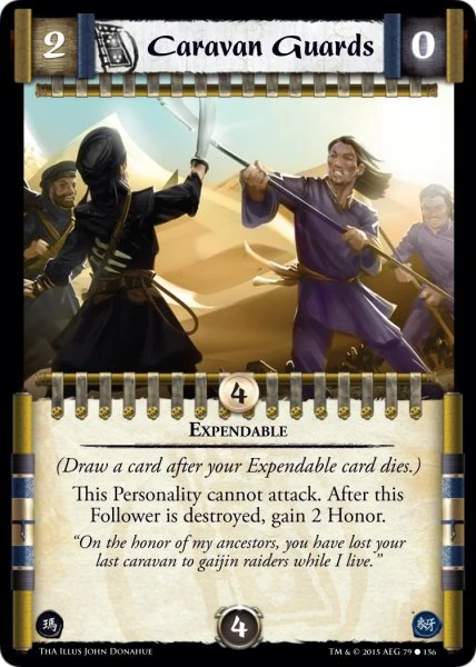 Caravan Guards/card | L5r: Legend of the Five Rings Wiki | Fandom
