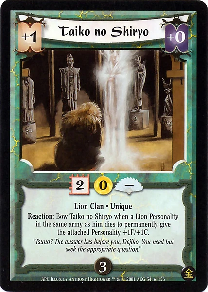 Taiko no Shiryo/card | L5r: Legend of the Five Rings Wiki | Fandom