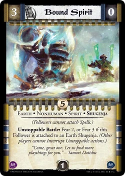 Bound Spirit/card | L5r: Legend of the Five Rings Wiki | Fandom