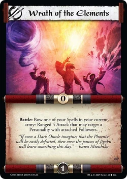 Wrath of the Elements/card | L5r: Legend of the Five Rings Wiki | Fandom