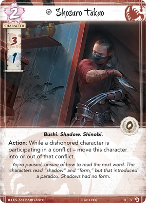 Shosuro Takao - Legend of the Five Rings Wiki