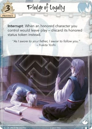 Pledge of Loyalty - Legend of the Five Rings Wiki