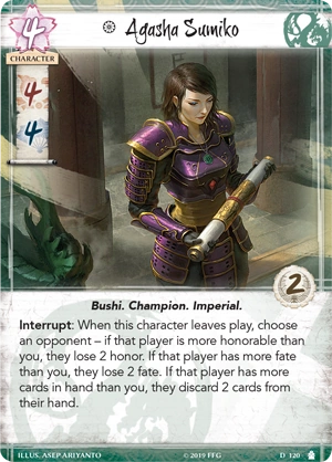 Agasha Sumiko (A) - Legend of the Five Rings Wiki