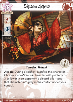 Shosuro Actress - Legend of the Five Rings Wiki