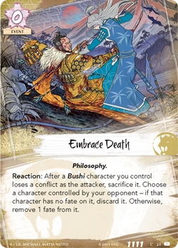 Embrace Death - Legend of the Five Rings Wiki